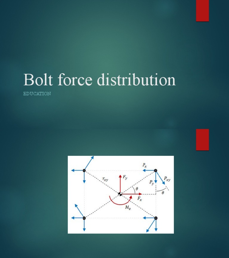 Bolt Force Distribution | PDF