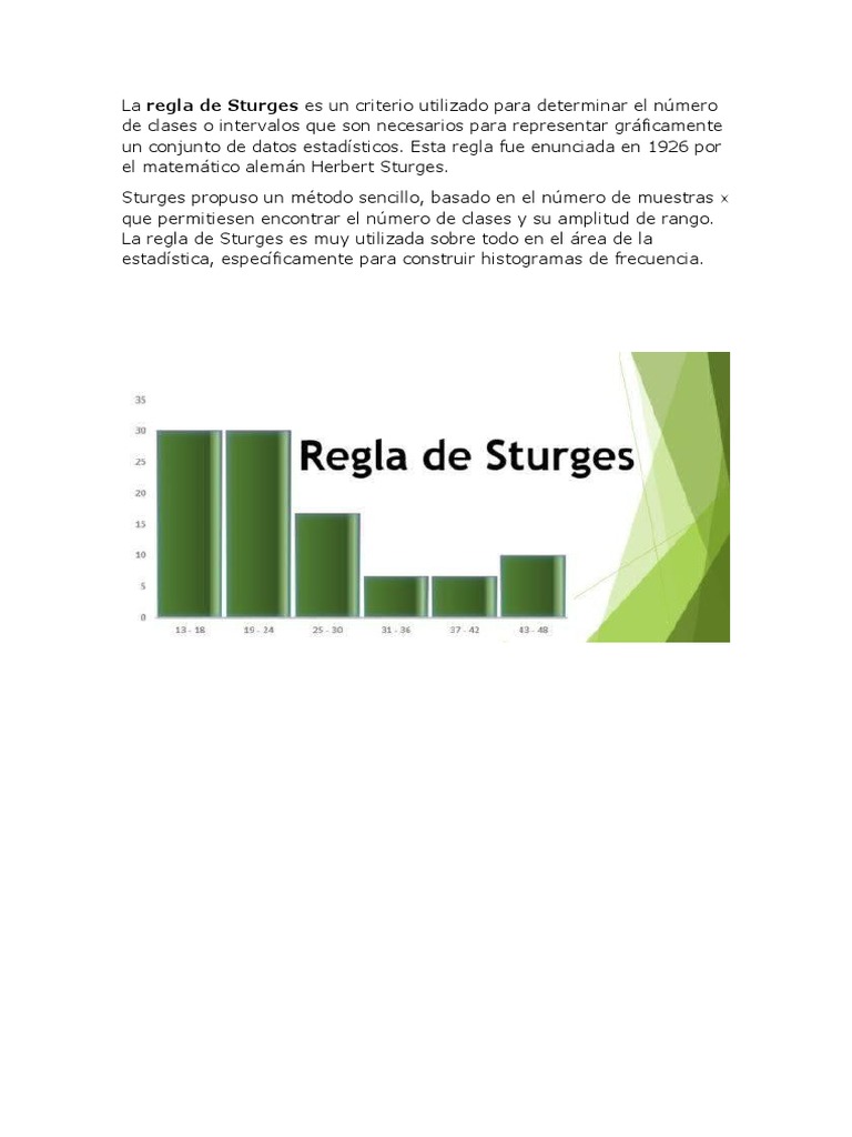 La Regla de Sturges | PDF
