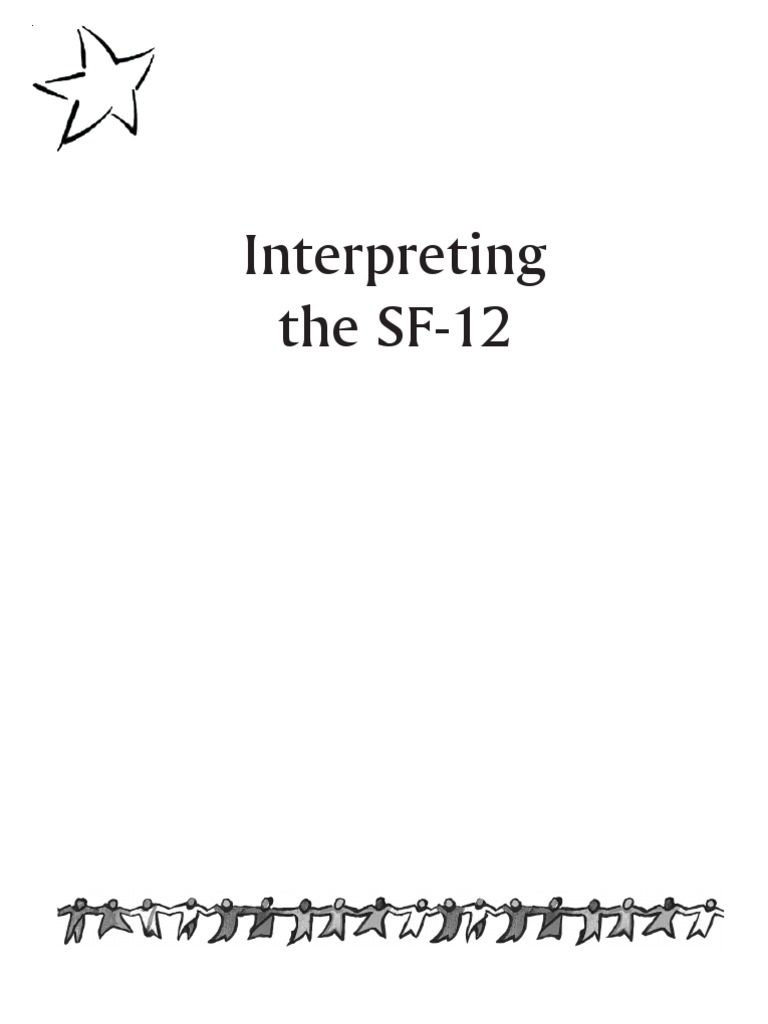 SF12 Interpreting | PDF | Reference Range | Confidence Interval