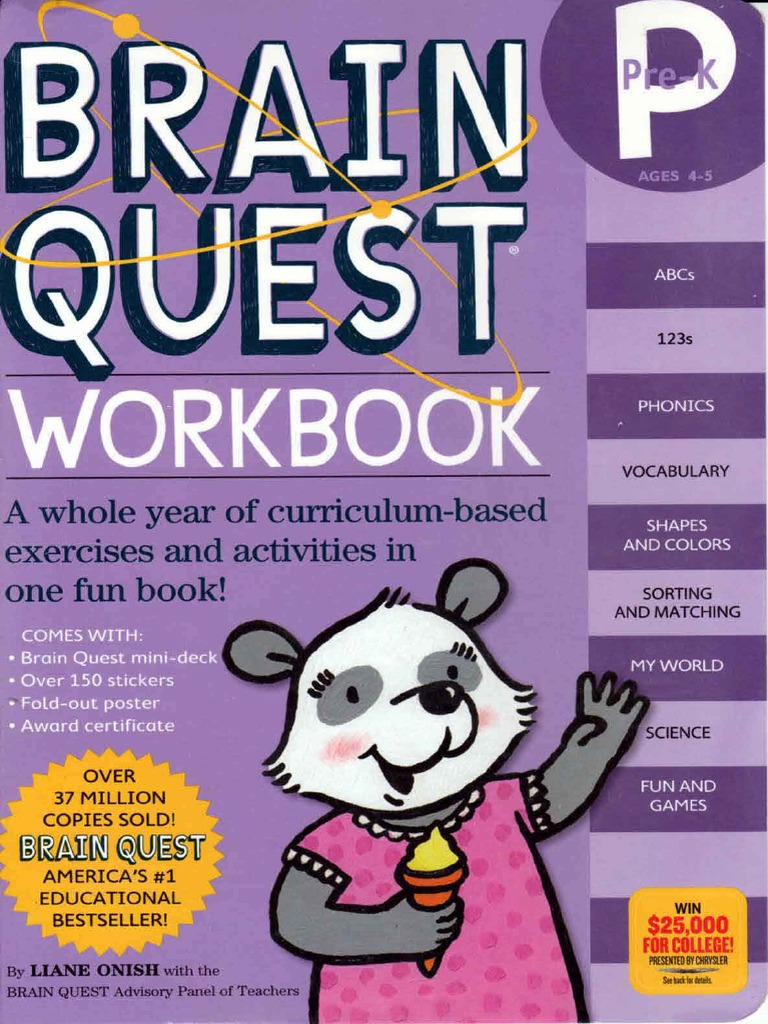 Brain Quest Workbook Pre Kindergarten PDF | PDF
