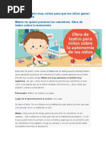 Obra de Teatro - Ricitos de Oro y Los Tres Osos | PDF | Osos | Ricitos ...