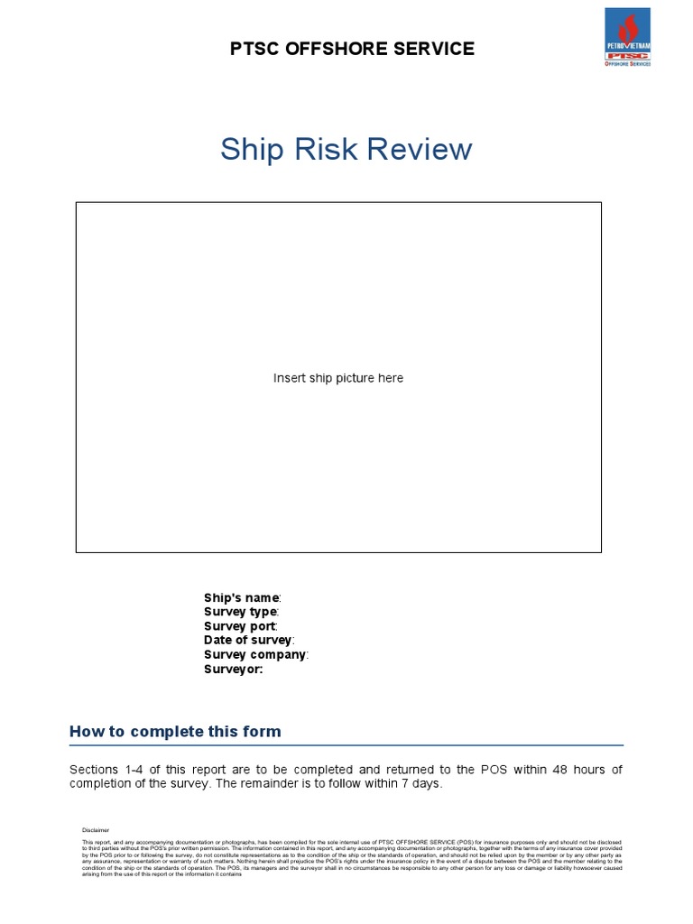 Ship Risk Review: PTSC Offshore Service | PDF | Marine Propulsion | Ships
