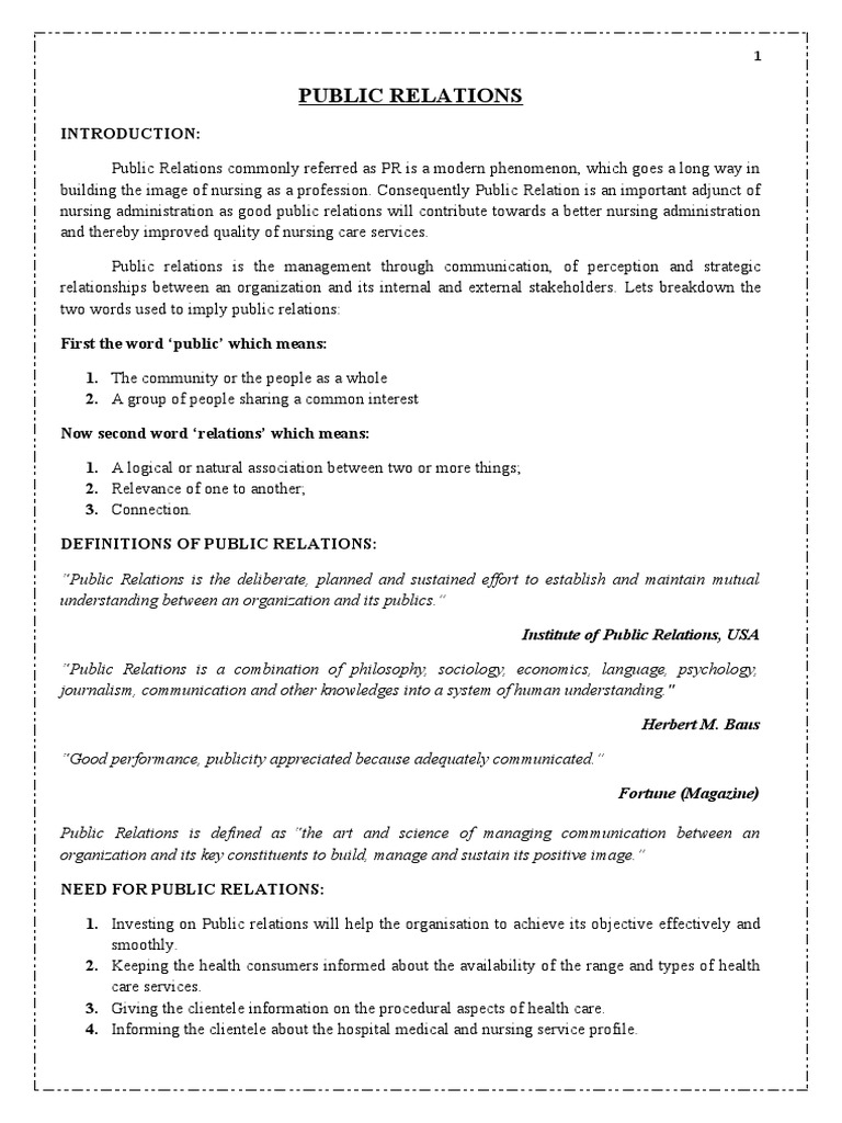 Institute of Public Relations, USA | PDF | Public Relations | Marketing