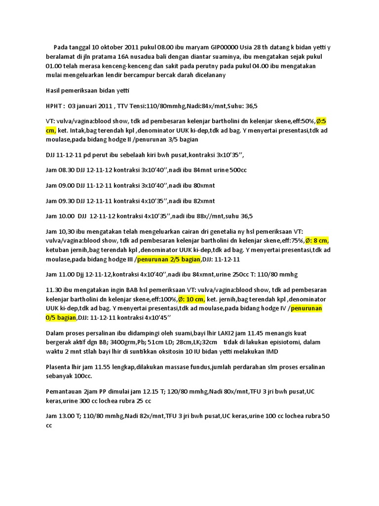 Soal Partograf | PDF | Kesehatan Holistik
