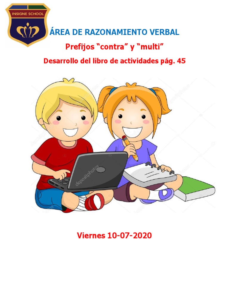 Prefijo Contra y Multi 4to | PDF | Artes del Lenguaje y Comunicación