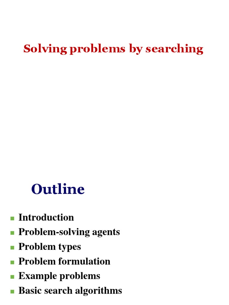 Solving Problems by Searching | PDF | Combinatorics | Mathematical Concepts
