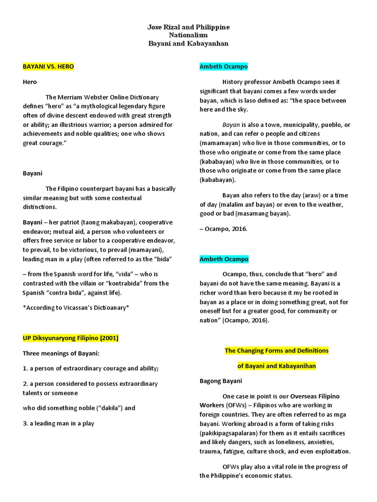 Jose Rizal and Philippine - Pptfinals | PDF | Courage | Philippines