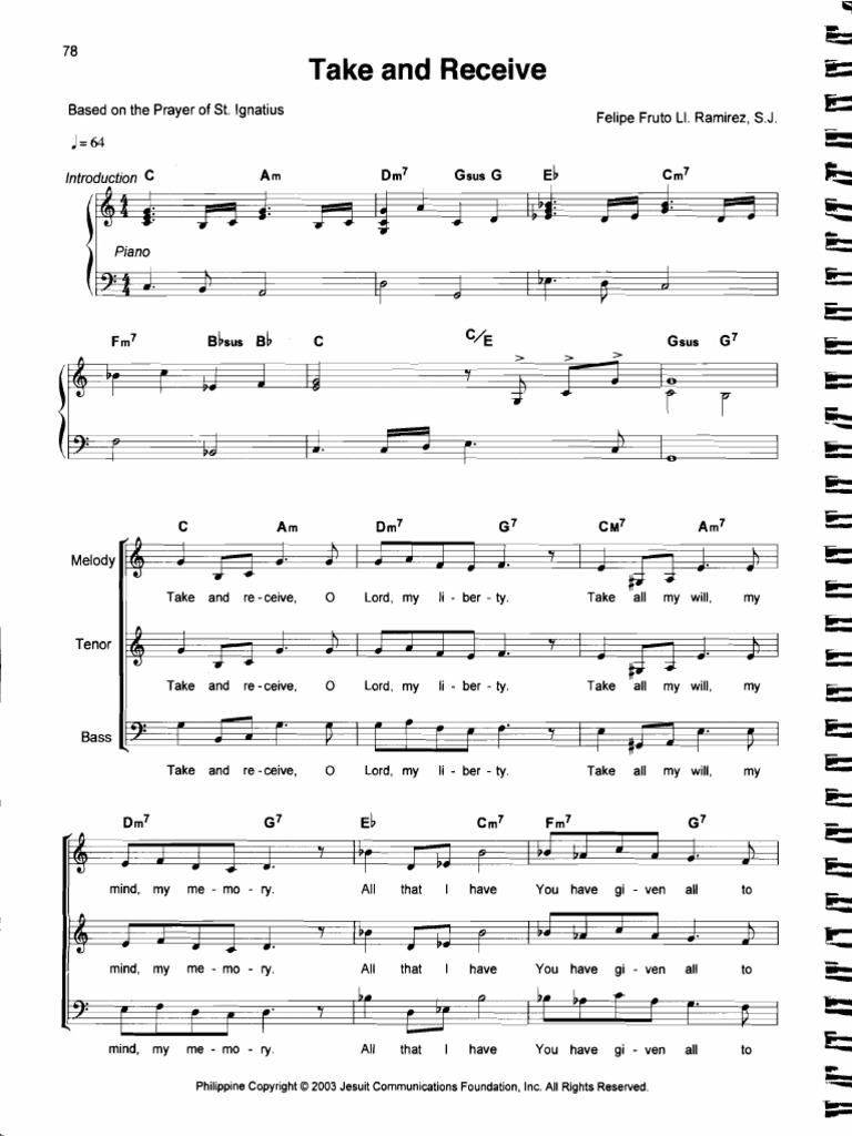 Take and Receive by F P Ramirez SJ PDF | PDF