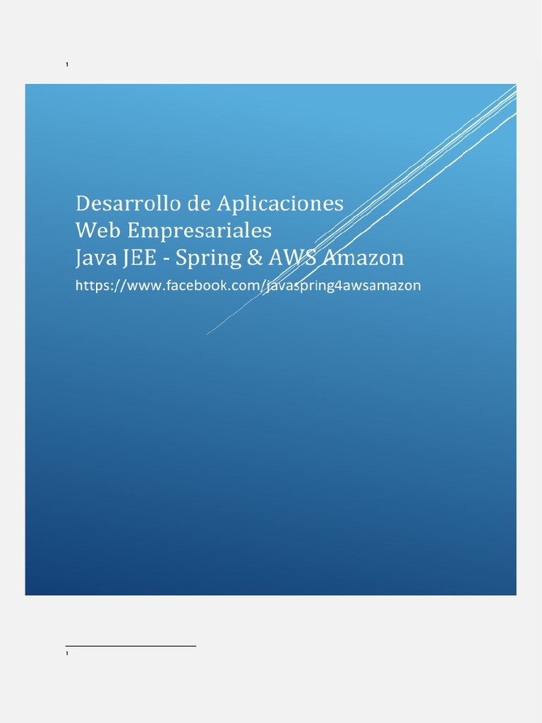Desarrollo Aplicaciones Web Empresariales Java JEE - Spring & AWS Amazon | PDF | Servicios web ...