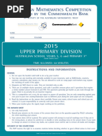 Standard 1 Mathematics 100 Questions | PDF | Shape | Rectangle