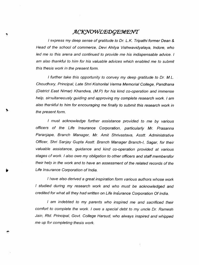 04 Acknowledgement | PDF | Academia