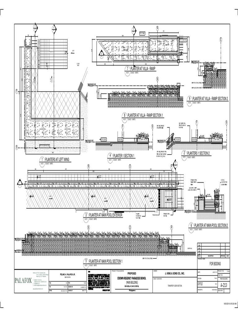 A-0213 - Main - Planter Detailed Plan | PDF | Civil Engineering ...