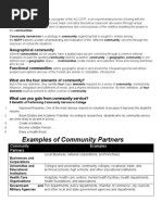 What Is Community Immersion | PDF | Service Learning | Community