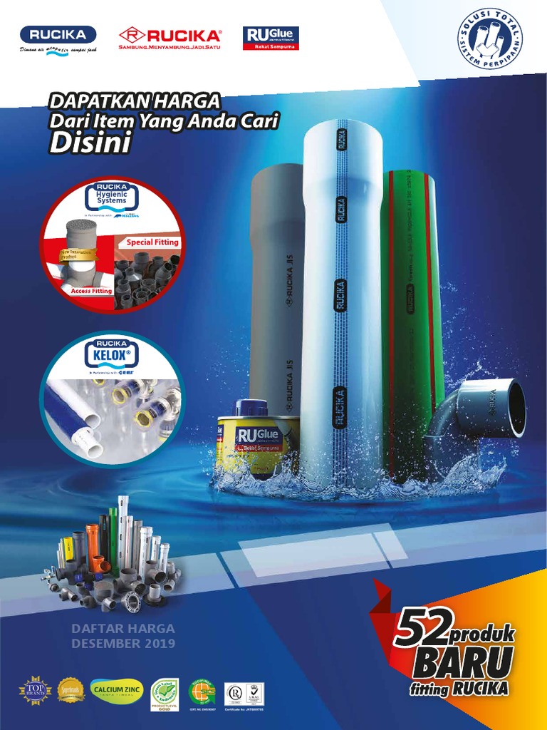 Daftar Harga Rucika All Product - Dec19 | PDF