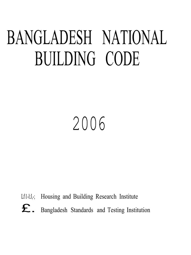 BNBC 2006 - Part - 01N | PDF | Building Code | Concrete