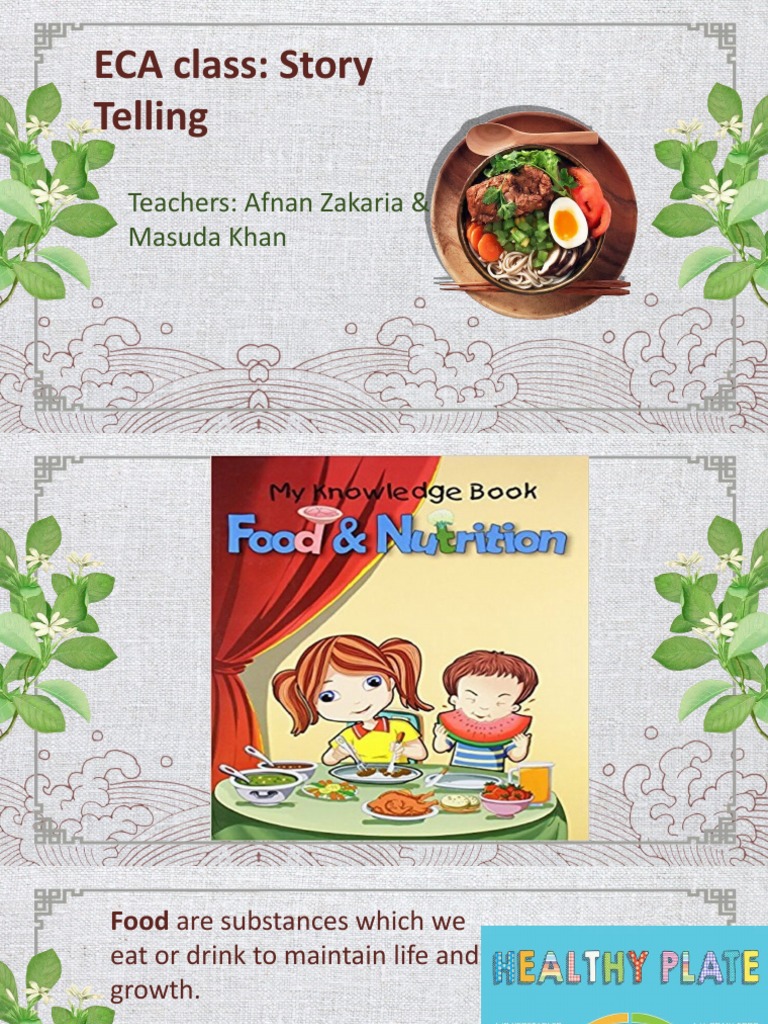 ECA Class: Story Telling: Teachers: Afnan Zakaria & Masuda Khan | PDF