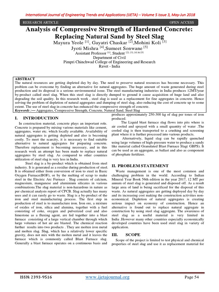 Use of Steel Slag | PDF | Construction Aggregate | Blast Furnace