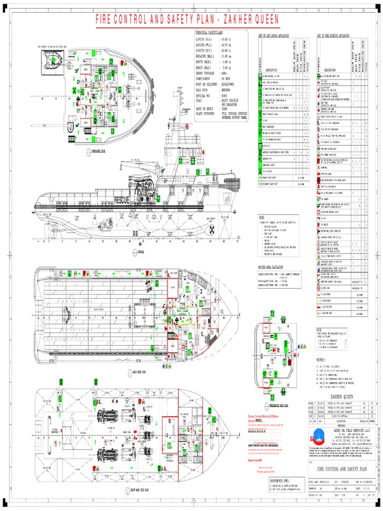 Fire Control Plan for Zakher Queen | PDF