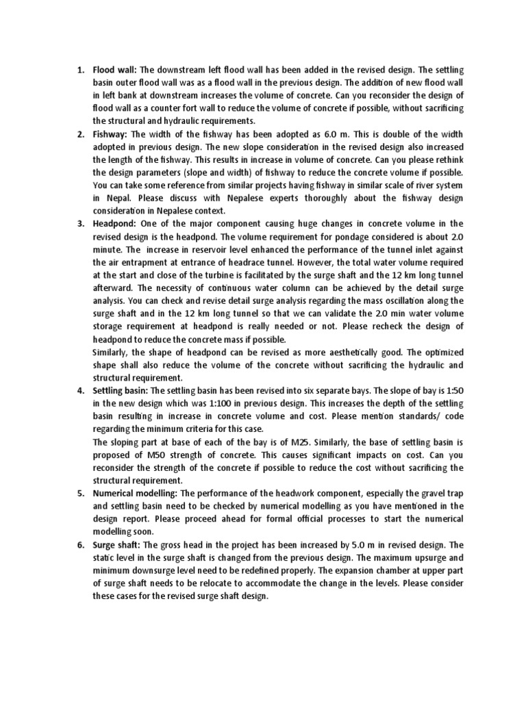 Design Review Report | Download Free PDF | Reservoir | Flood