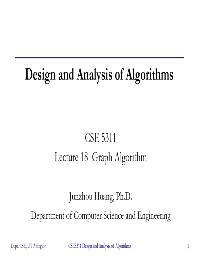 Graph Algorithms: An Introduction to Breadth-First Search and its ...