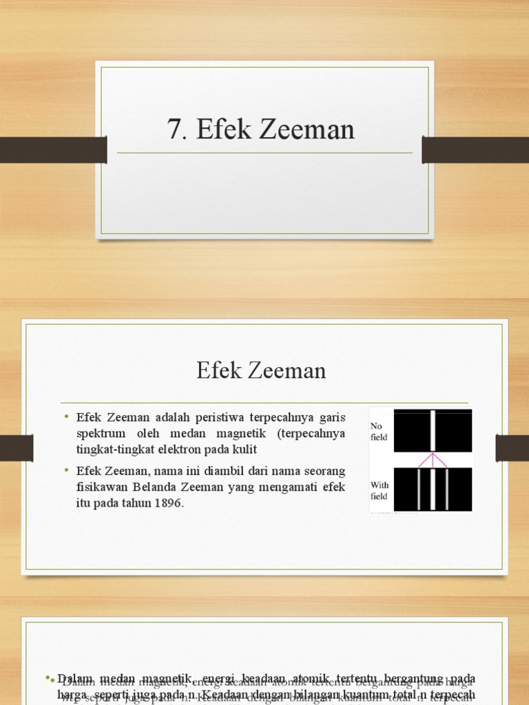 Efek Zeeman | PDF