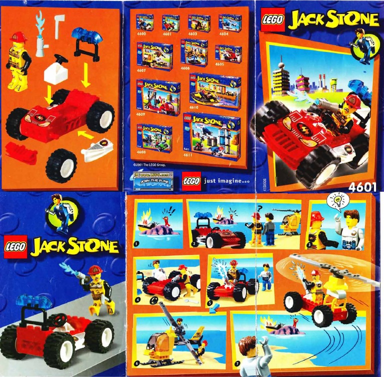 Lego 4601 Fire Cruiser (2001) | PDF