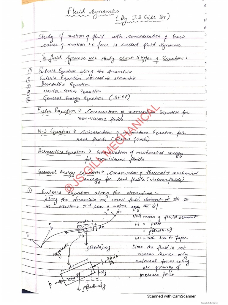 Fluid Dynamics JS Gill (Updated 2020) PDF | PDF