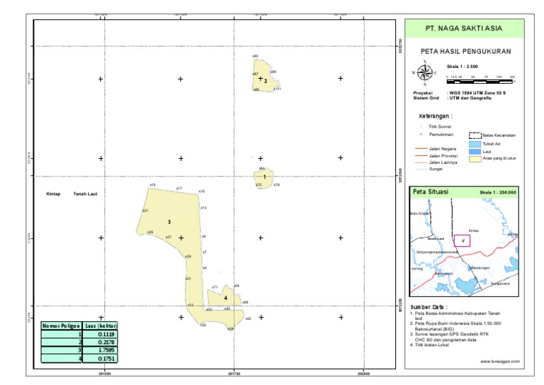 Peta Hasil Pengukuran PDF | PDF