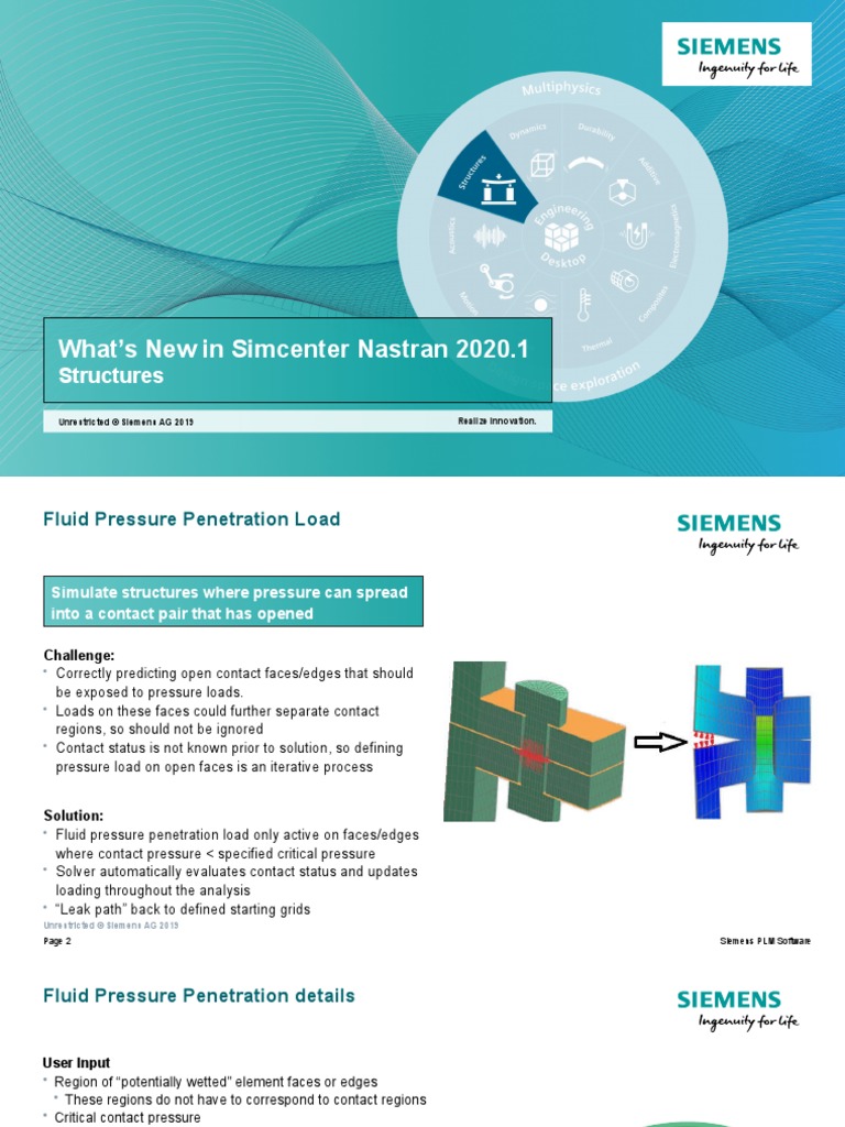 Simcenter 3D 2020.1 - Structures - What's New | PDF | Yield ...
