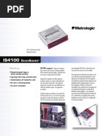 Keyence SR-710 Code Reader Specs | PDF | Barcode | Laser