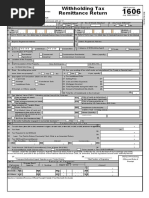 (BIR Form 1706) Capital Gains Tax Returm | PDF | Capital Gains Tax | Taxes