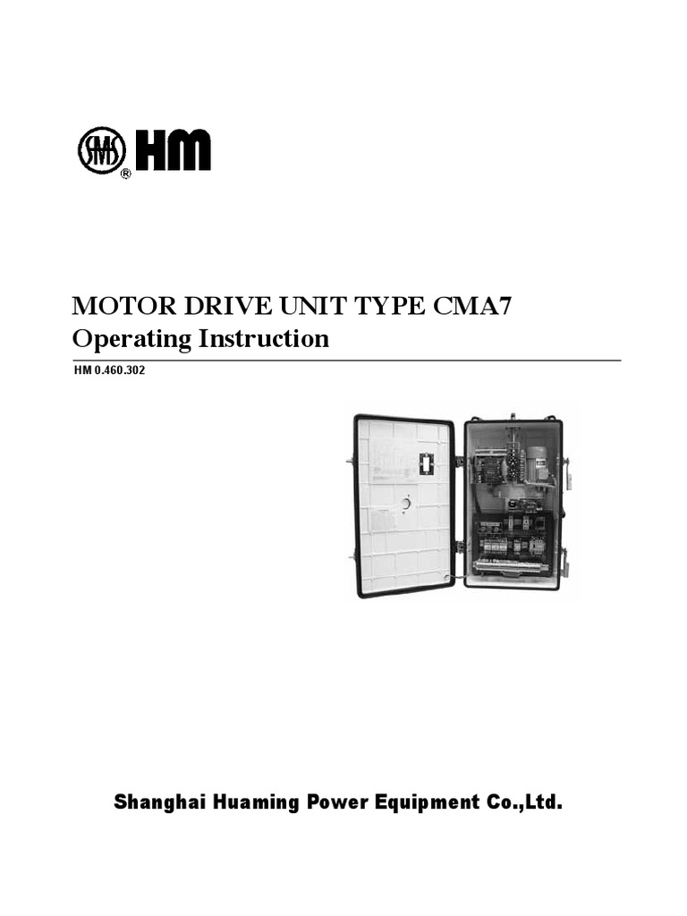 CM7 User Manual | PDF | Switch | Electric Motor