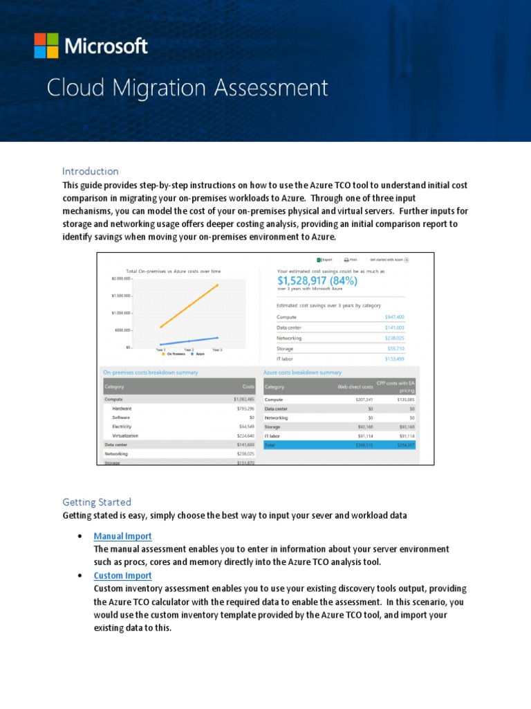 Azure Cloud Migration Assessment Guide | PDF | Group Policy | Active ...