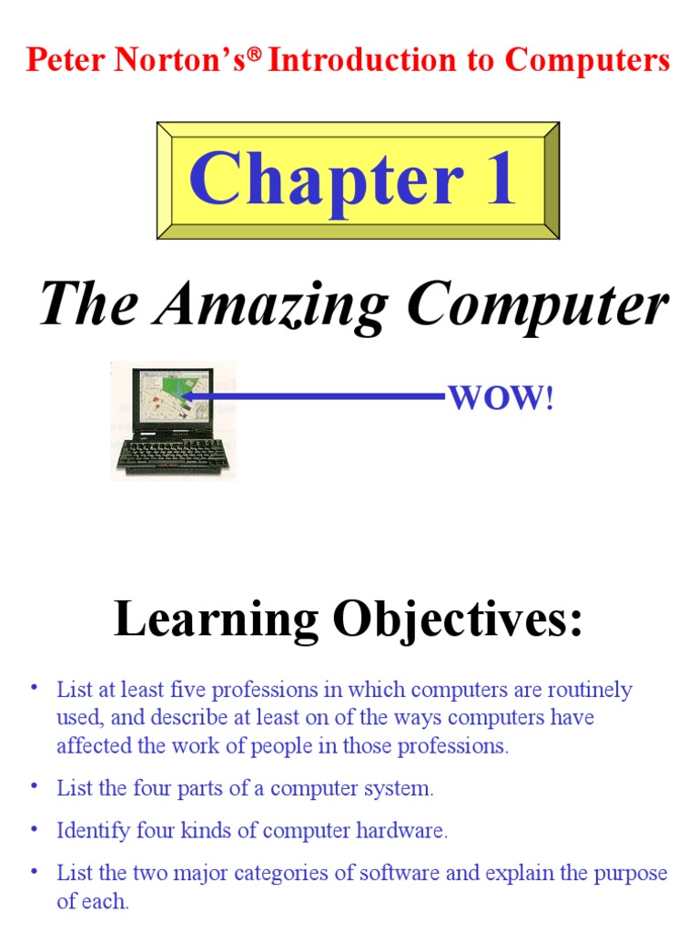 Peter Norton's Introduction To Computers: The Amazing Computer | Download Free PDF ...