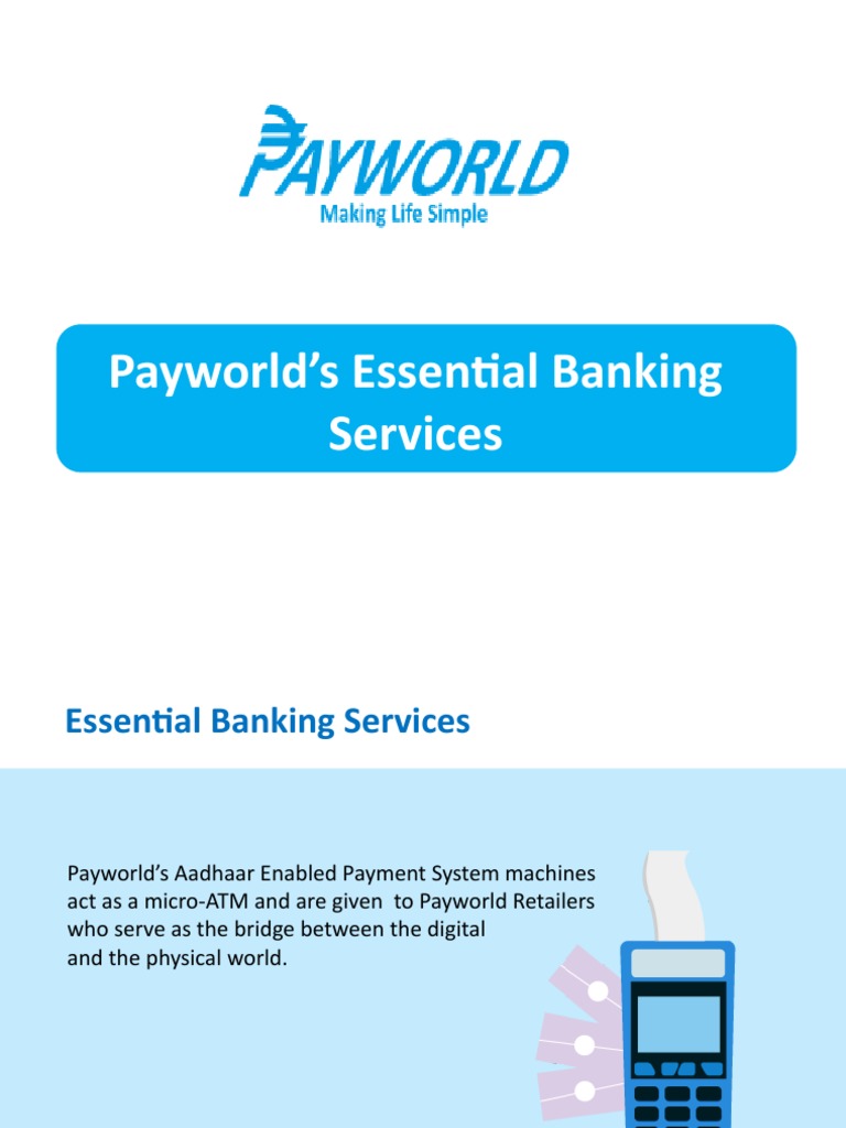 Essential Banking Services | PDF
