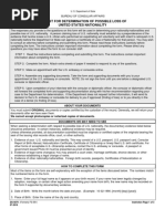Ds 5542 | PDF | Citizenship Of The United States | Birth Certificate