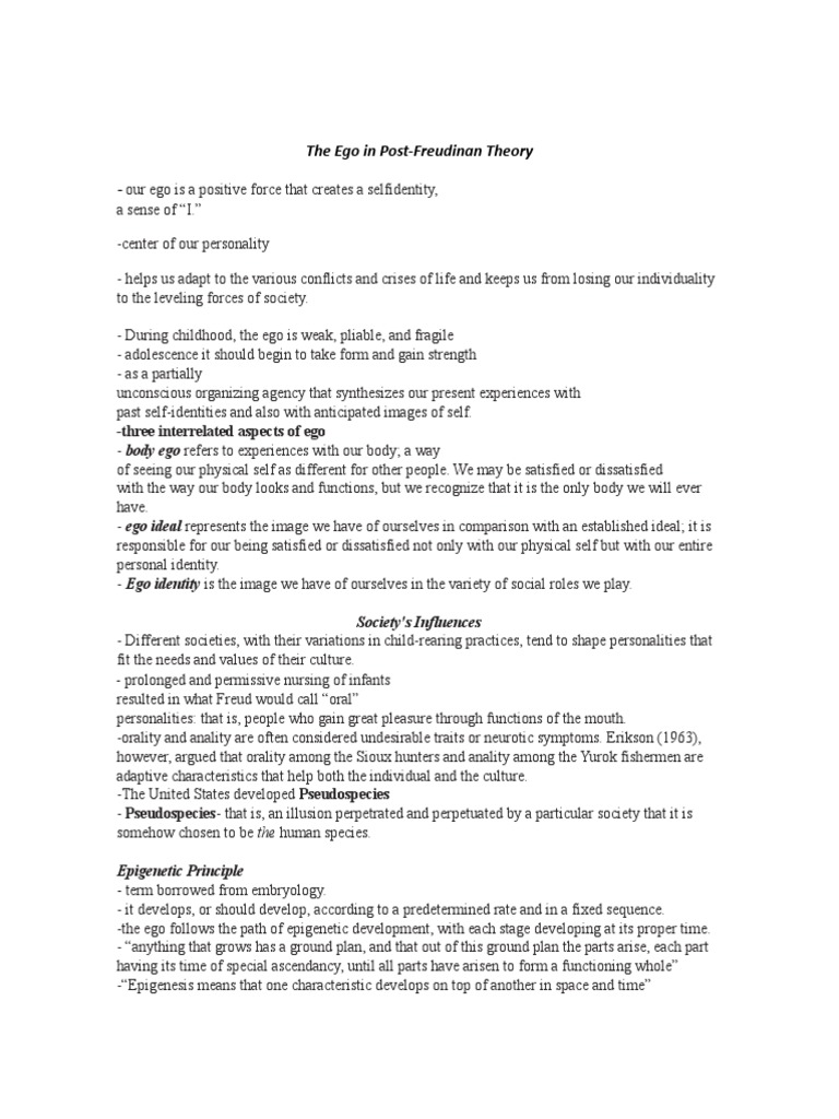 The Development of Identity: Erikson's Psychosocial Stages as Applied ...