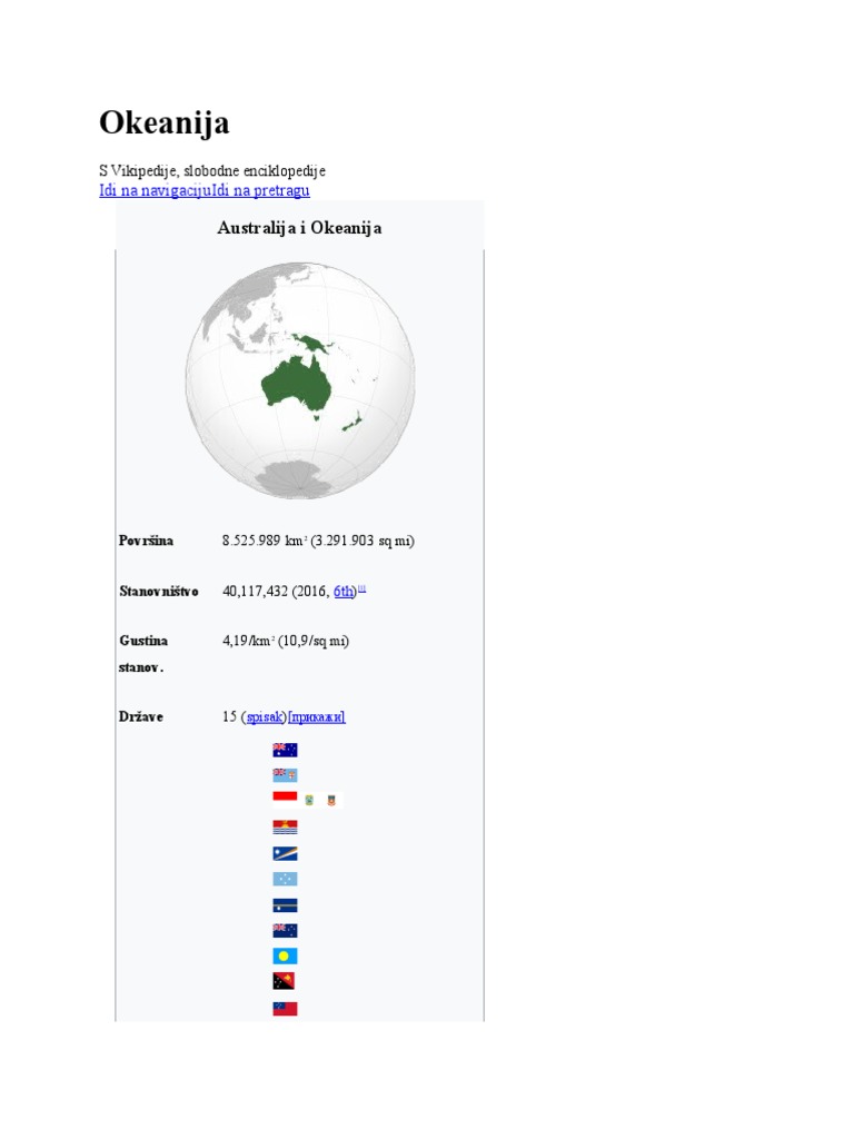 Okeanija | PDF