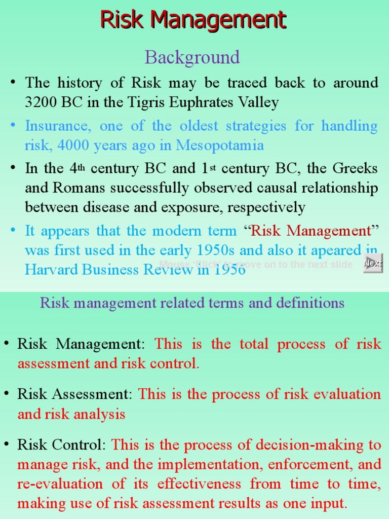 An Overview of Key Risk Management Concepts and Terms | PDF | Risk ...