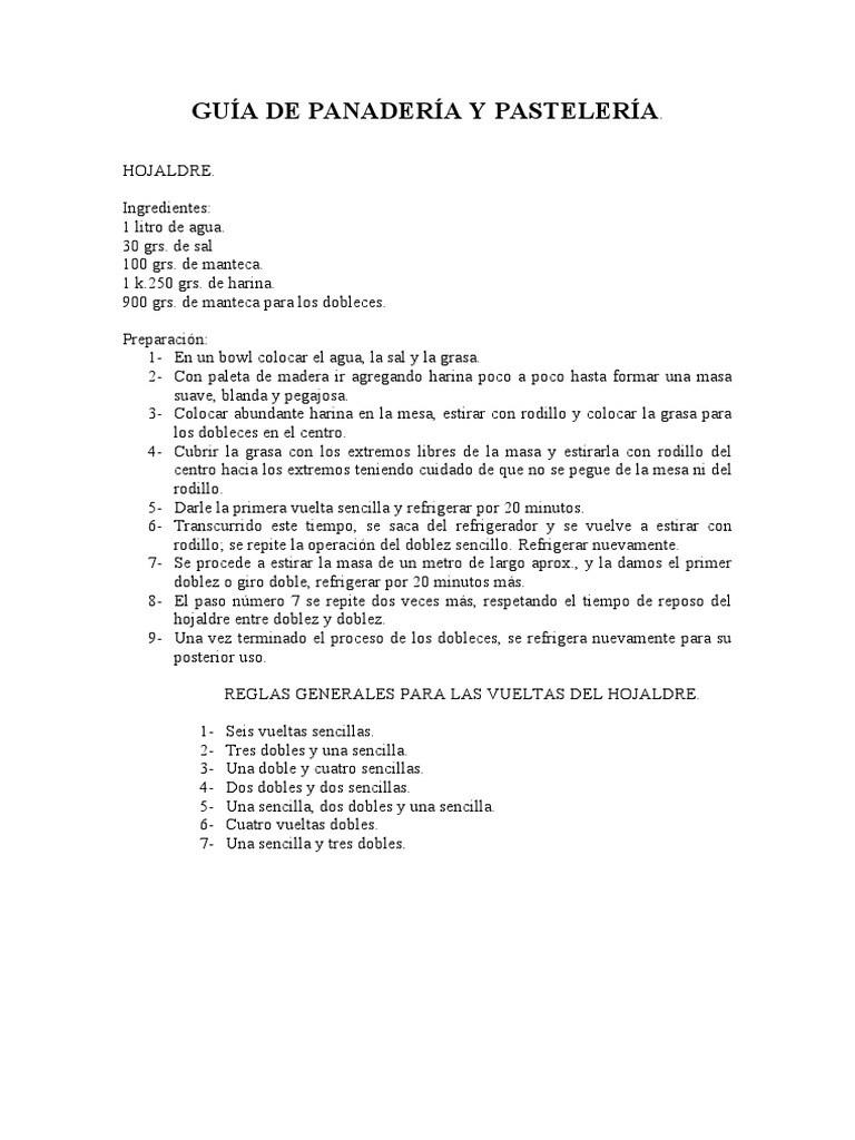 Guia de Pasteleria de Hector Talavera | PDF