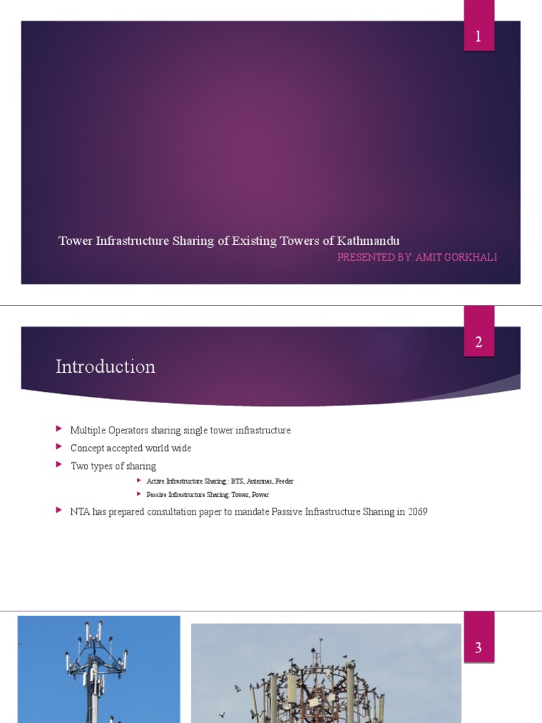Kathmandu Tower Infrastructure Sharing | PDF | Business
