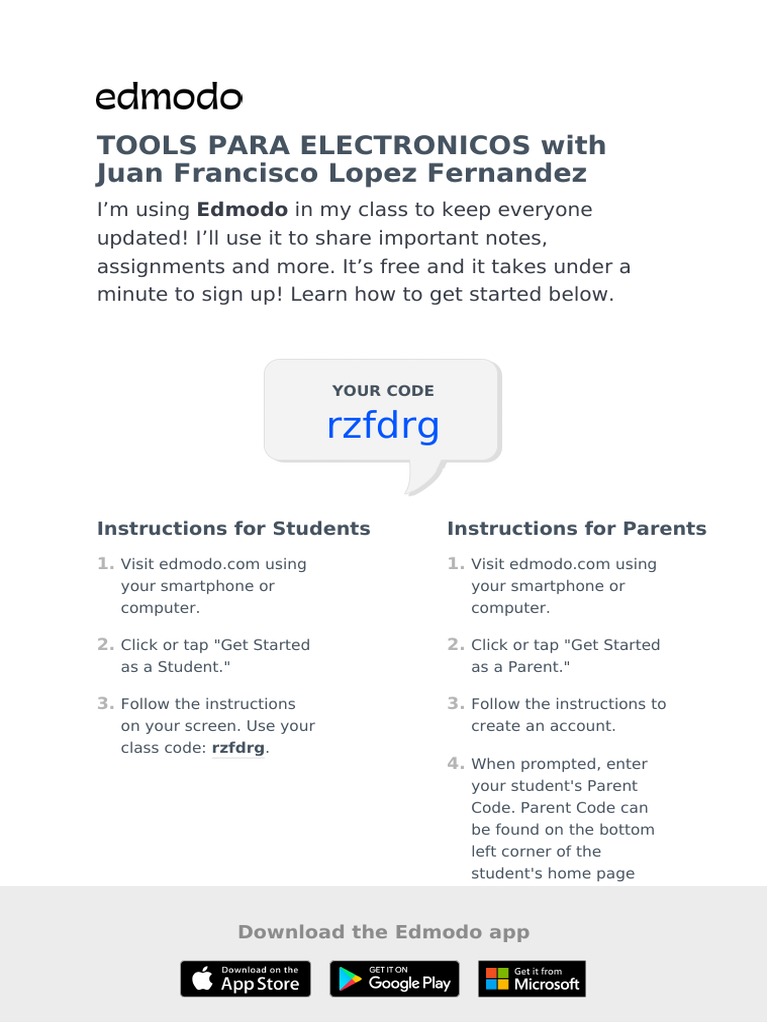 Group-Join-Instructions EDMODO | PDF | Computers