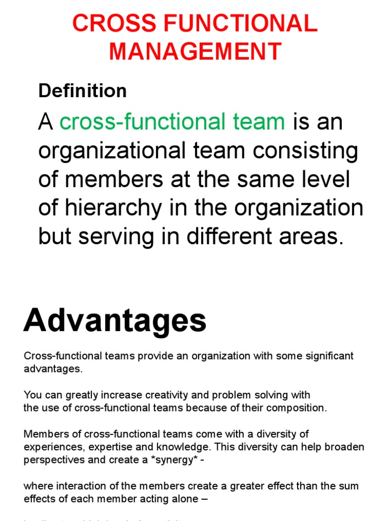 Cross Functional Management-1 | PDF | Creativity | Economies