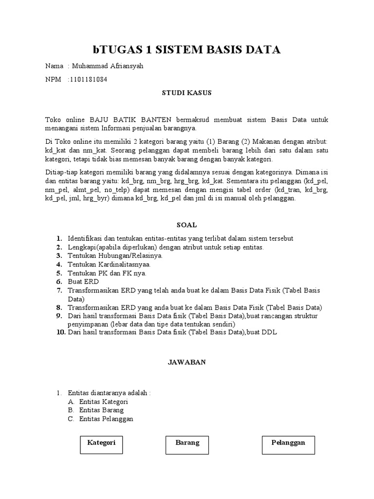 Tugas 1 M.afriansyah | PDF | Teknologi & Rekayasa