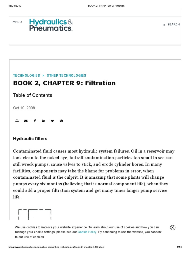 BOOK 2, CHAPTER 9 - Filtration | PDF | Filtration | Pump