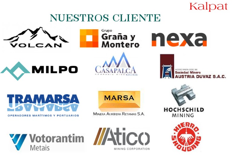 Nuestros Clientes - Kalpat | PDF
