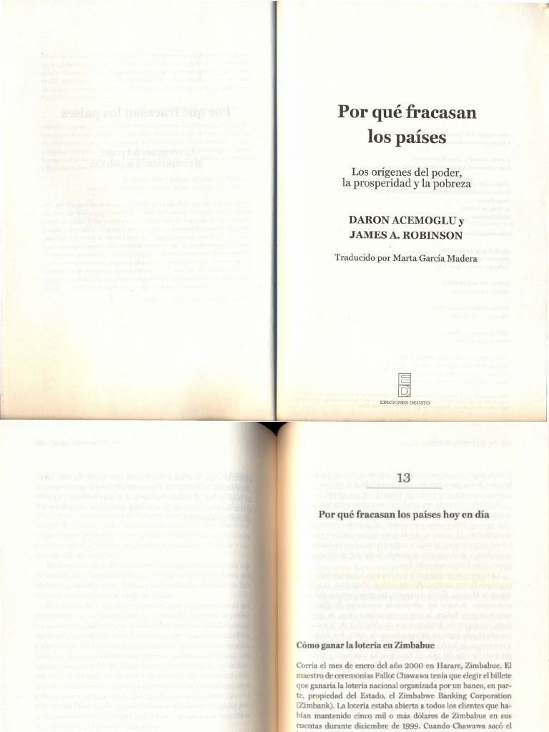 Acemoglu y Robinson Por Que Fracasan Los Paises 13 | Unduh gratis PDF ...