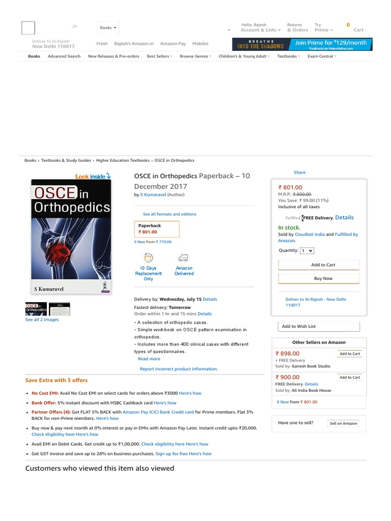 Osce Ortho | PDF | Orthopedic Surgery | Amazon Kindle