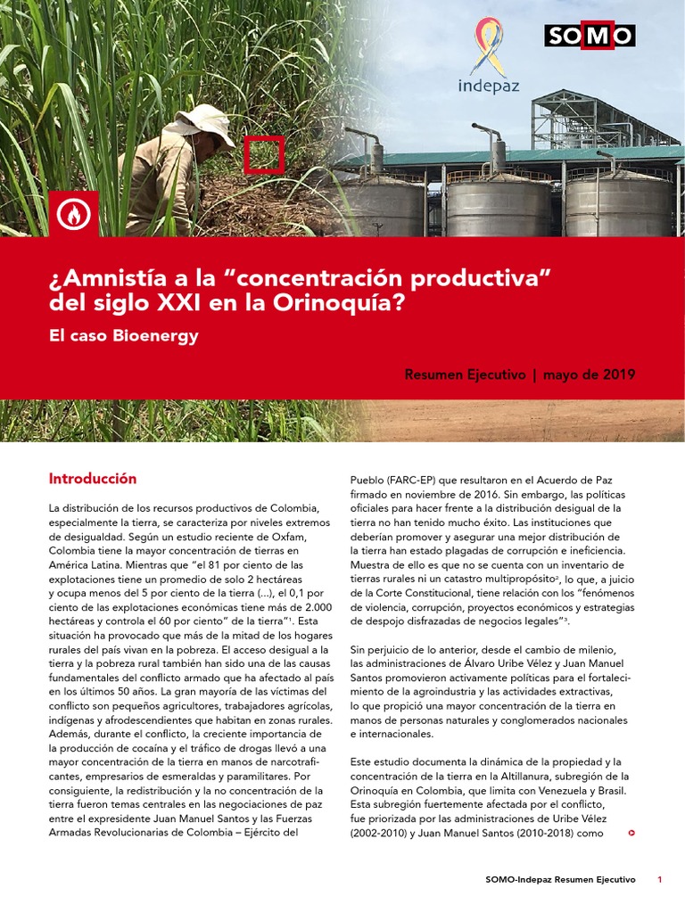16.09.19 Bioenergy en Colombia Resumen ESP - DEF | PDF | Colombia ...