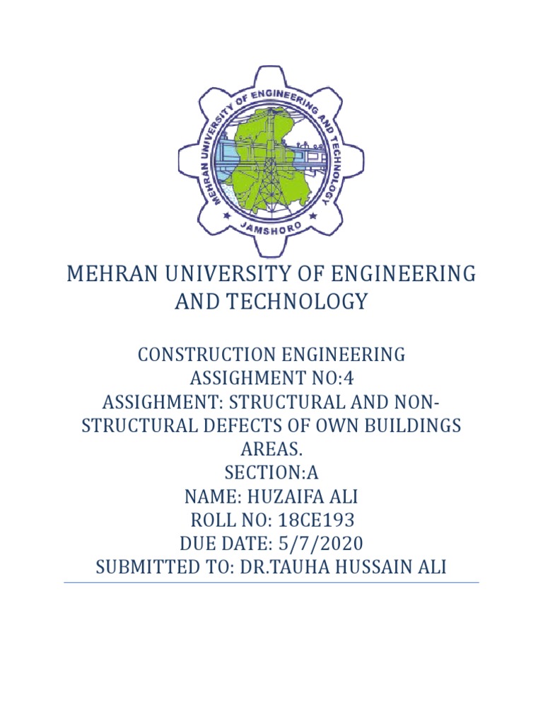 Identification and Documentation of Structural and Non-Structural ...